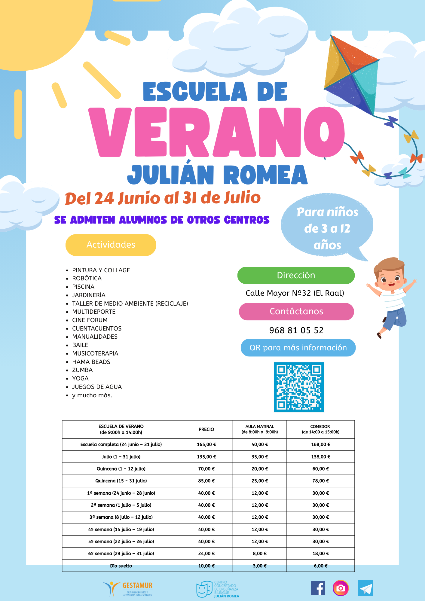 Escuela de Verano - Colegio Julián Romea